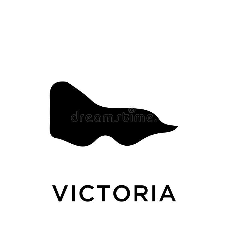 Victoria Map Icon Vector Trendy Stock Vector - Illustration of ...