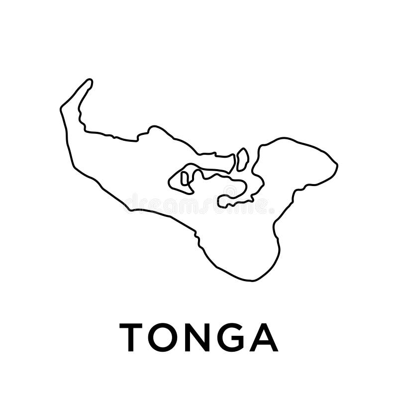 Tonga Map Icon Vector Trendy Stock Vector - Illustration of clipart ...