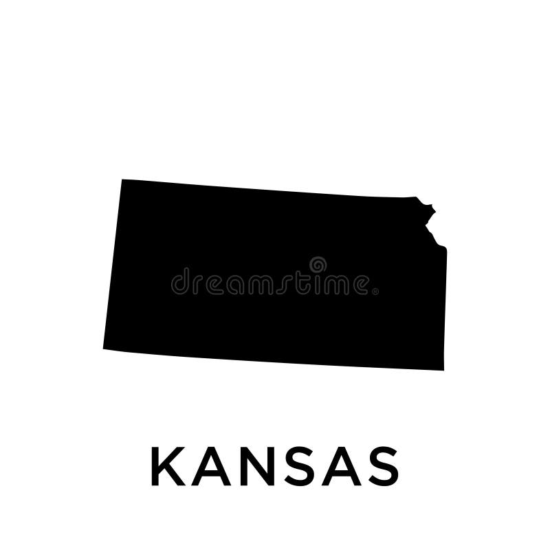 Kansas Map Icon Vector Trendy Stock Vector - Illustration of interface ...