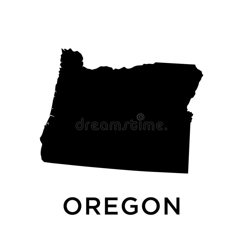 Oregon Map Icon Vector Trendy Stock Vector - Illustration of concept ...