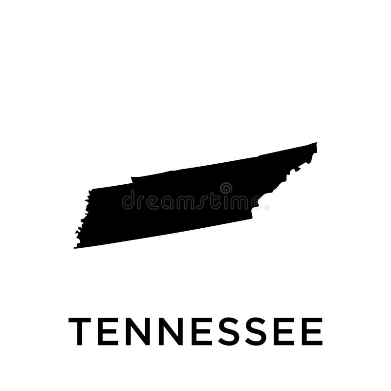 Tennessee Map Icon Vector Trendy Stock Vector - Illustration of ...