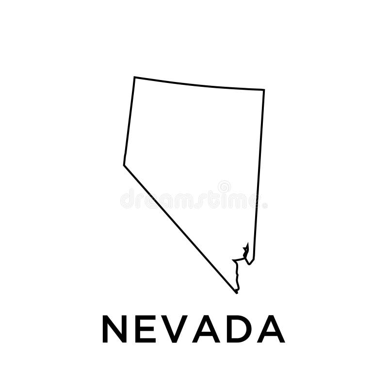 Nevada Map Icon Vector Trendy Stock Vector - Illustration of country ...