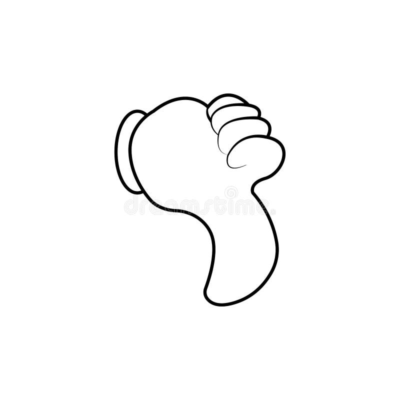 Illustration Dislike Cartoon Character Vector Stock Vector ...