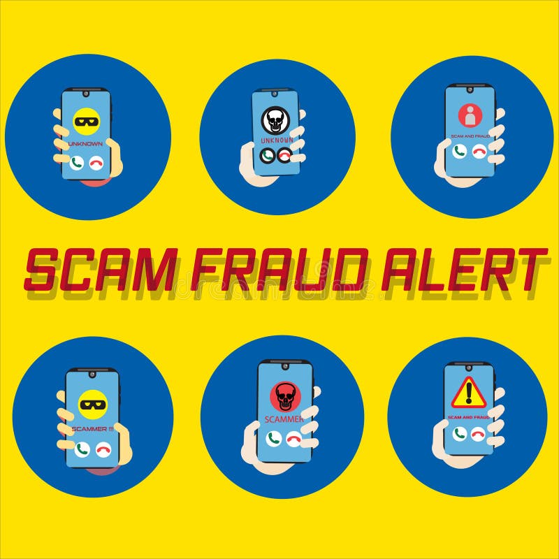 Phishing, Spam, Fraud, Scam and Malware Stock Vector - Illustration of ...