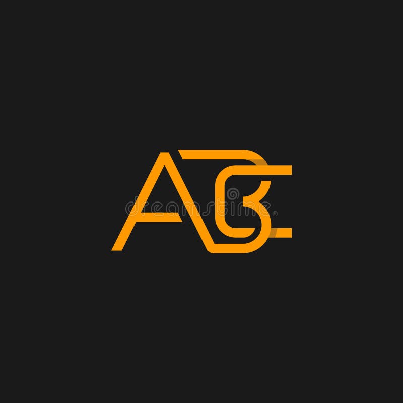 Letter ABC Modern Abstract Line Business Creative Logo Stock Vector ...