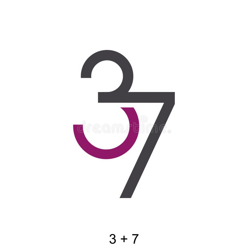 Number 37 for Icon or Logo Ready To Use Stock Vector - Illustration of ...