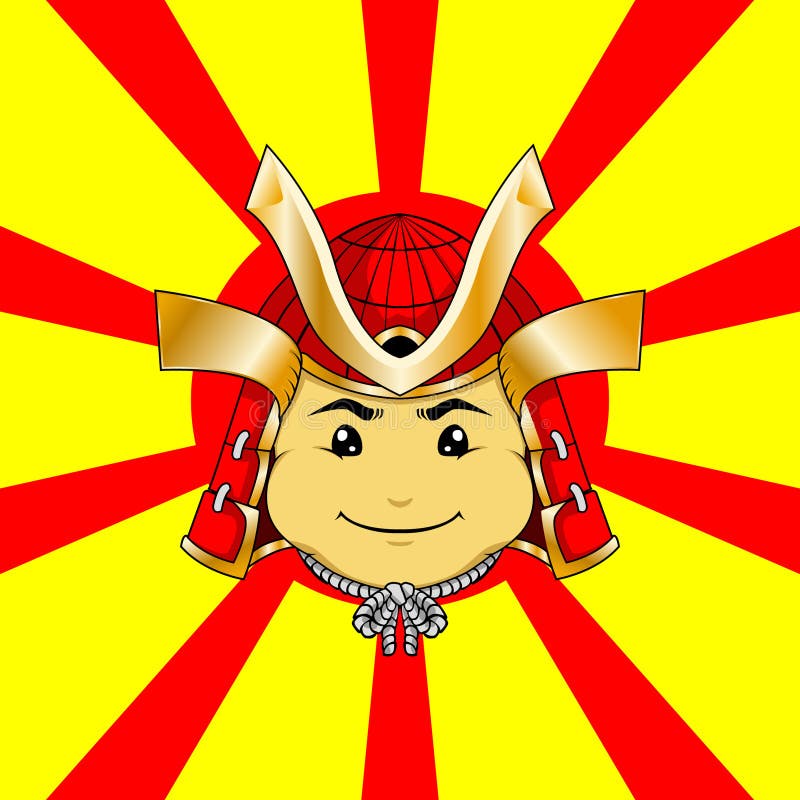 Samurai Head Simple Stock Illustrations – 322 Samurai Head Simple Stock ...