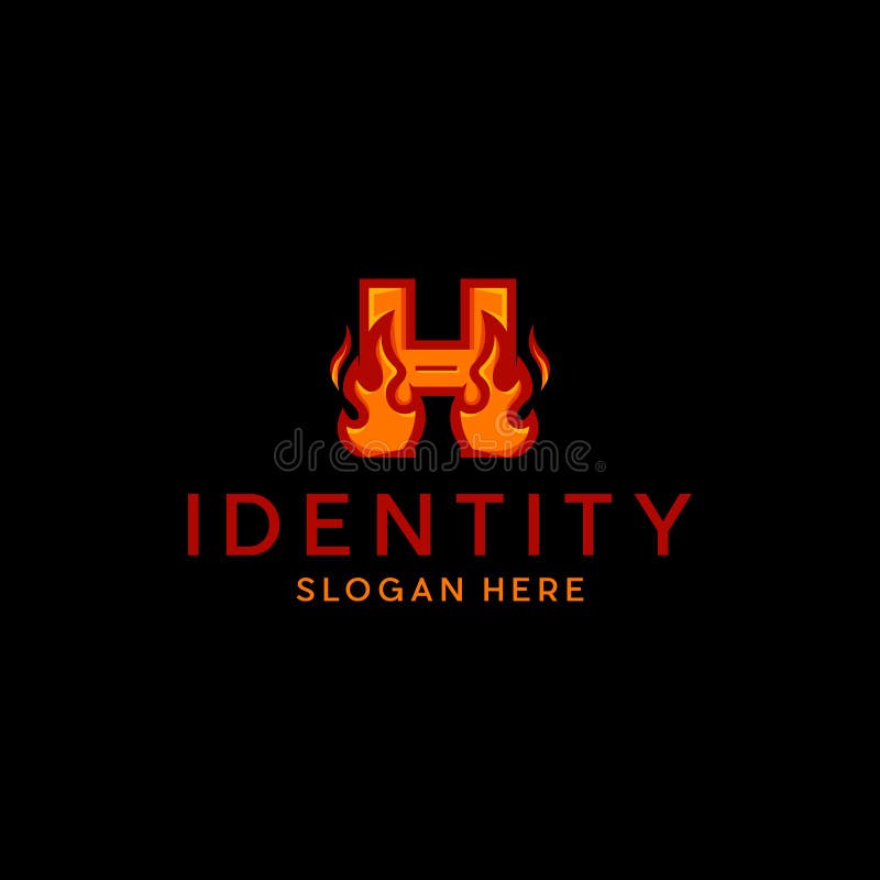 Letter H Fire Stock Illustrations – 263 Letter H Fire Stock ...