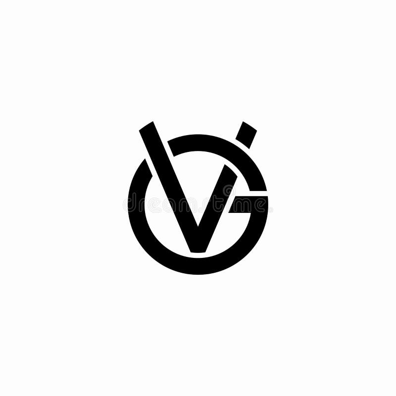 VG GV Letter Initial Logo Vector Icon Illustration Stock Vector ...