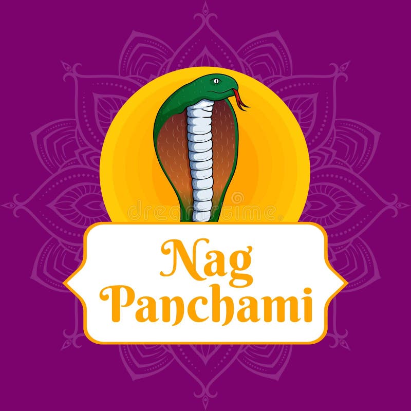 Happy Nag Punchami of Banner Design Stock Vector - Illustration of ...