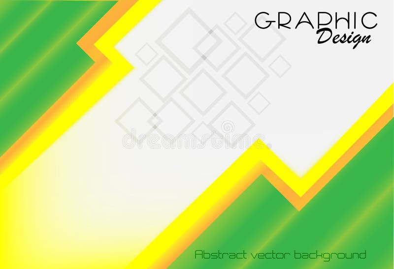 Green and Yellow Color Abstract Vector Background Art Design Stock ...