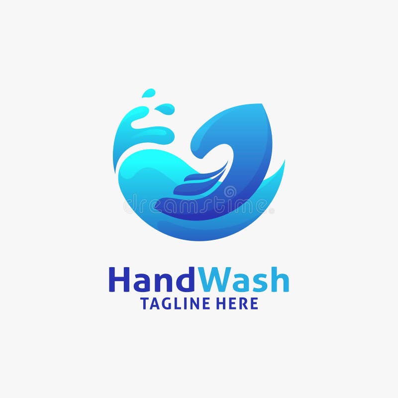 Hand wash logo design stock vector. Illustration of hygiene - 238082978