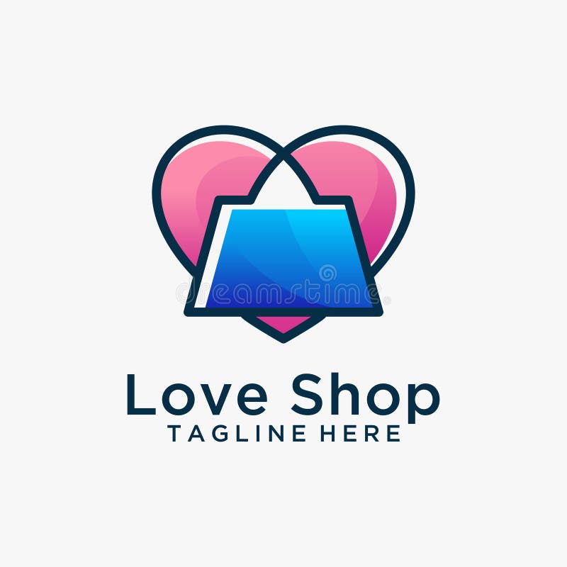 Online Love Shop Logo Stock Illustrations – 960 Online Love Shop Logo ...
