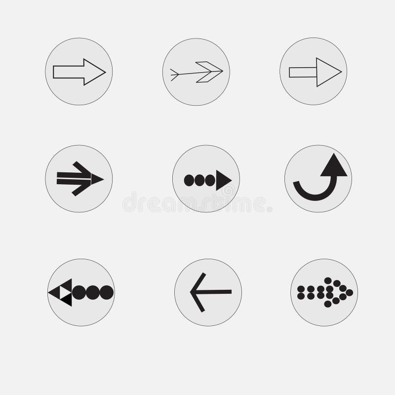 Different Types Arrows Stock Illustrations – 313 Different Types Arrows ...