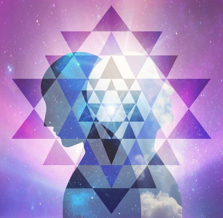 Shri Yantra Triangles, Divine Feminine, Masculine Unity, Enlightenment ...