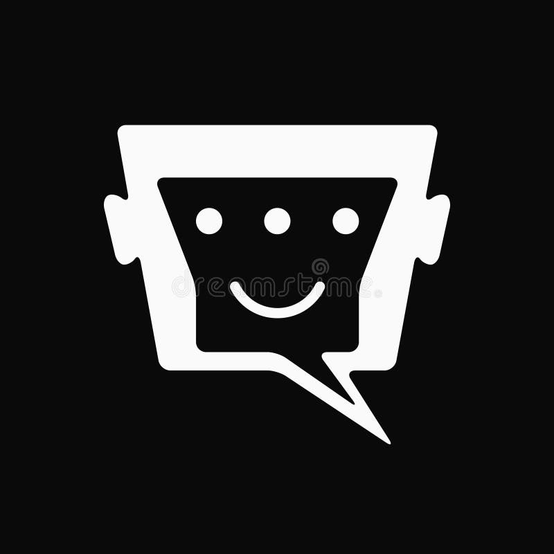 Combination Chat Logo with a Triangle Shape. Stock Vector ...