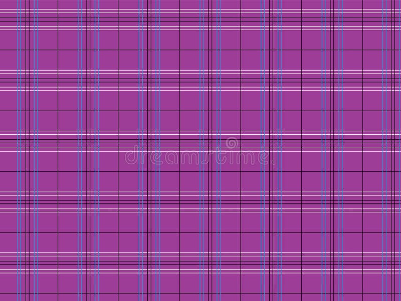 Purple Check Tartan Plaid, Flannel Pattern Design. Stock Illustration ...