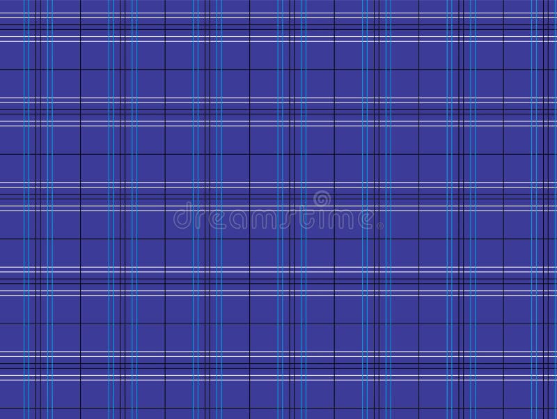 Dark Blue, Blue Check Tartan Plaid Flannel Pattern Design. Stock ...