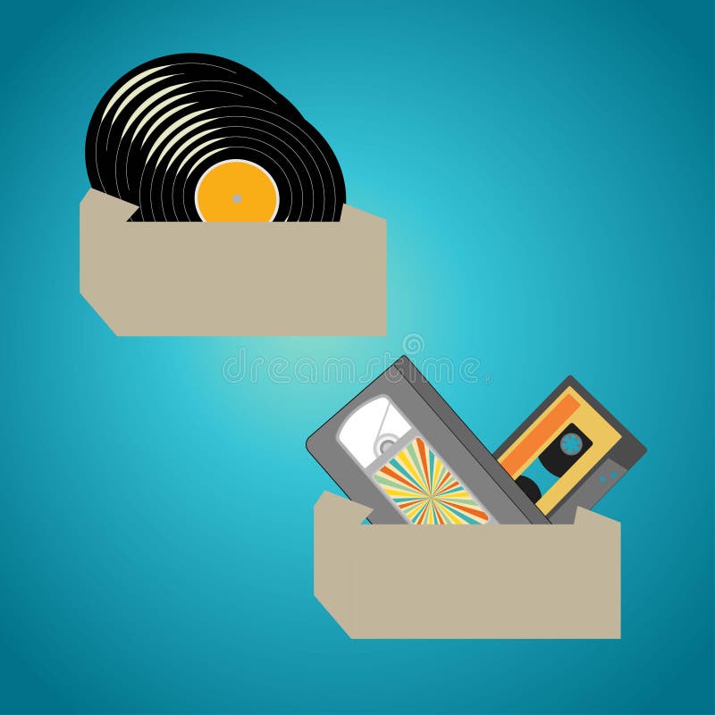 Record Boxes Stock Illustrations – 377 Record Boxes Stock Illustrations ...