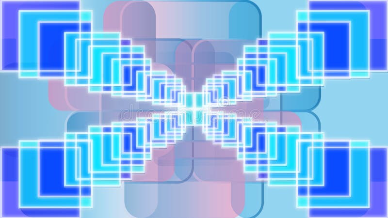 Gradient-blue Color Box in Various Size As Abstract Background Stock ...