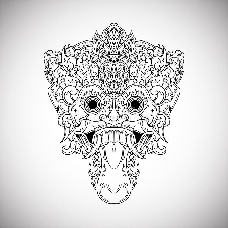 Barong Drawing Stock Illustrations – 154 Barong Drawing Stock ...