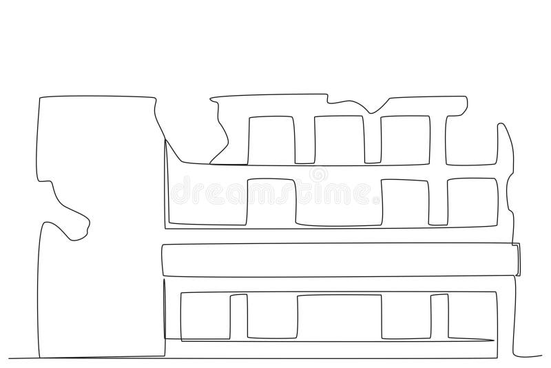 Earthquake One Line Drawing Stock Illustrations – 81 Earthquake One ...