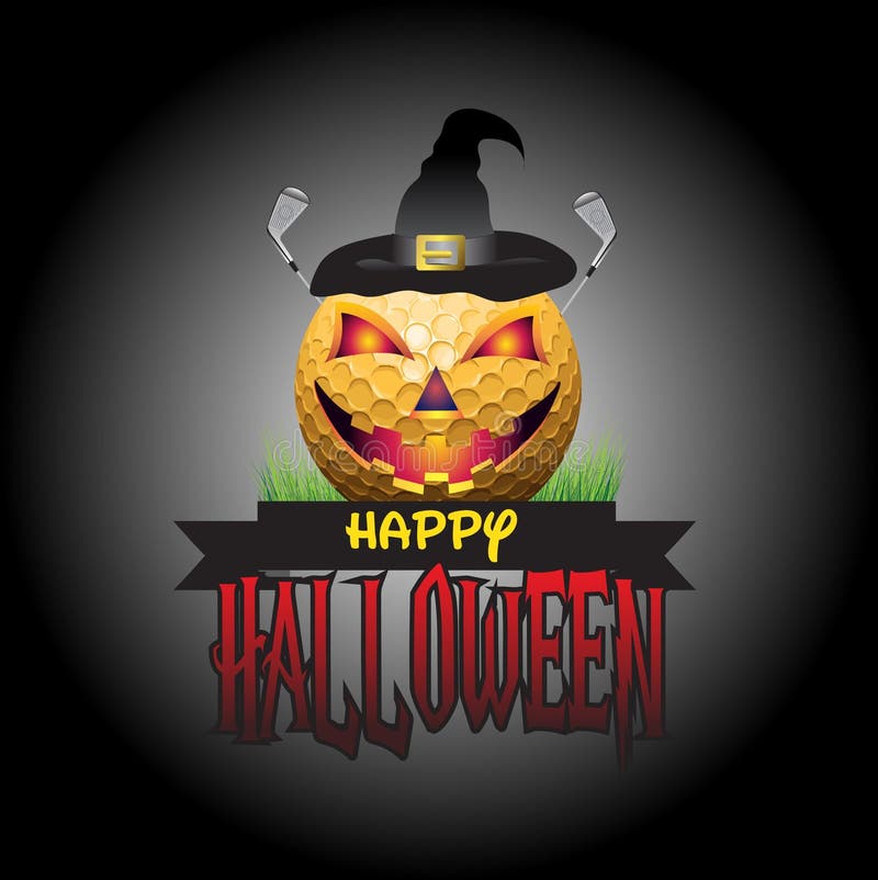 Golf Halloween Stock Illustrations – 298 Golf Halloween Stock ...