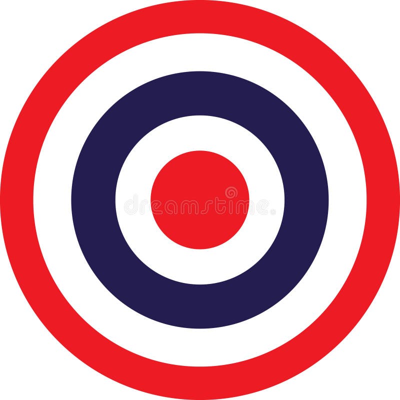 The Red, White, and Blue Circles are the Flags of Thailand Stock ...