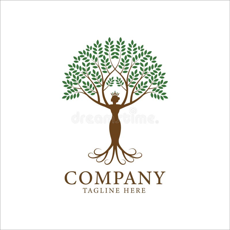 BODY SILHOUETTE with CROWN INCLUDING TREES, BEAUTIFUL VECTOR DESIGN ...