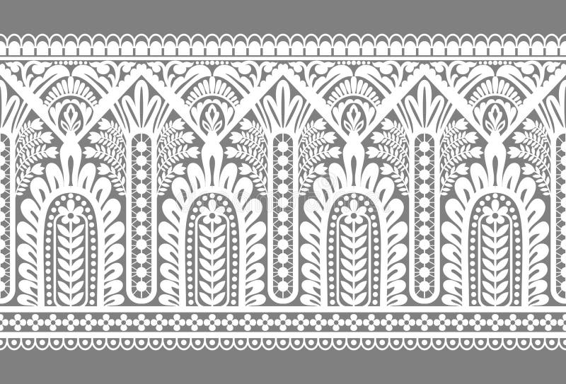 Neckline Design. Floral Lace Pattern Embroidery Ethnic Embroidery ...