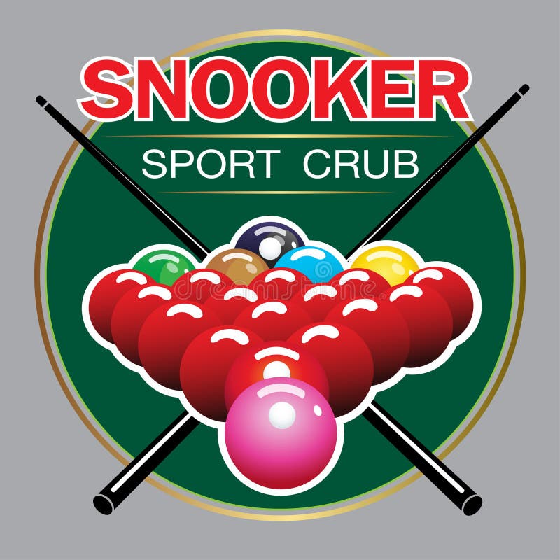 Snooker Club Logo stock vector. Illustration of equipment - 326411548