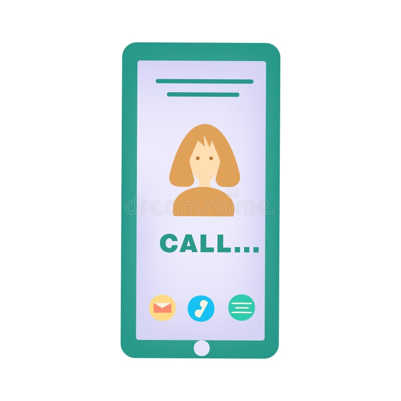 Woman Call Center. Customer Service, Hotline Operators with Mobile ...