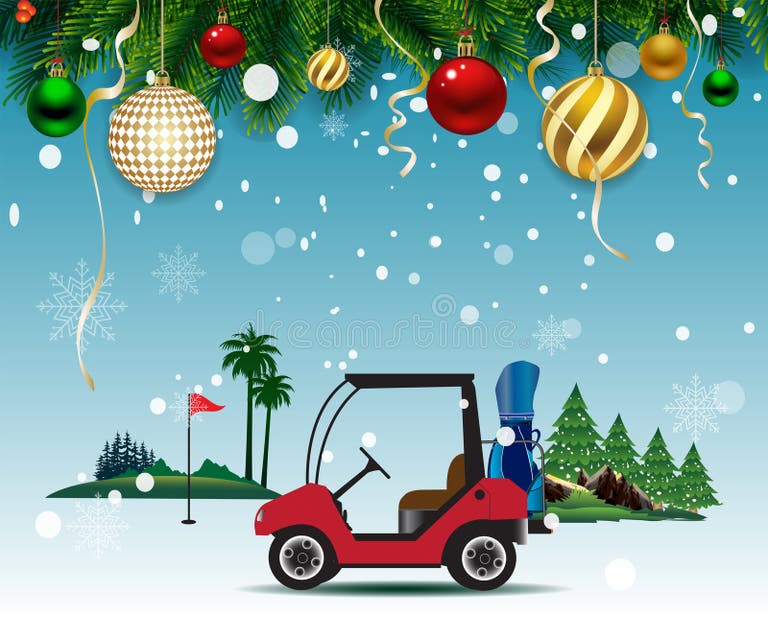Christmas Golf Stock Illustrations – 2,033 Christmas Golf Stock ...