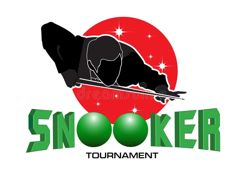 Snooker sport club stock vector. Illustration of font - 349456597