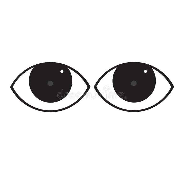 ICONIC Eyes - Colourful Iconic Eyes Stock Illustration - Illustration ...
