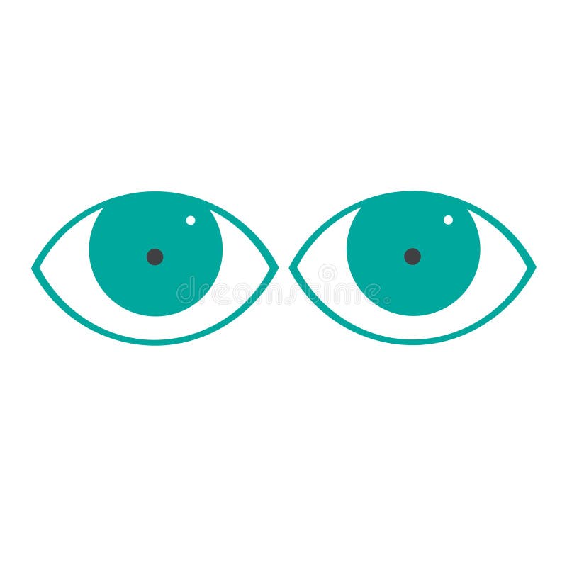 ICONIC Eyes - Colourful Iconic Eyes Stock Illustration - Illustration ...