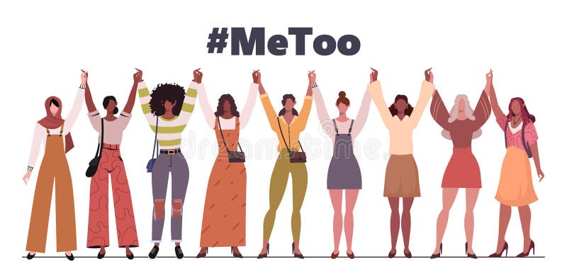 The Me Too Movement. stock vector. Illustration of protest - 357022619