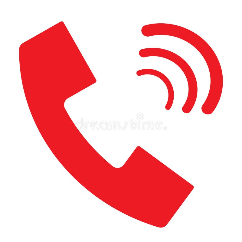 Ringing Iconic Vector Illustration Telephone Stock Illustrations – 8 ...
