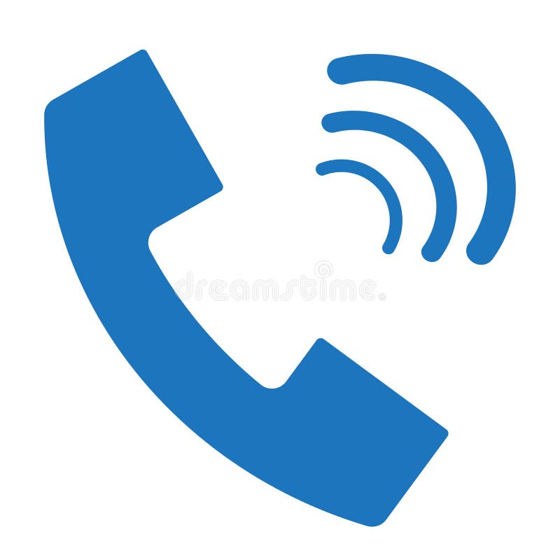 Telephone Icon - Colorful Iconic Symbol of Phone Stock Illustration ...