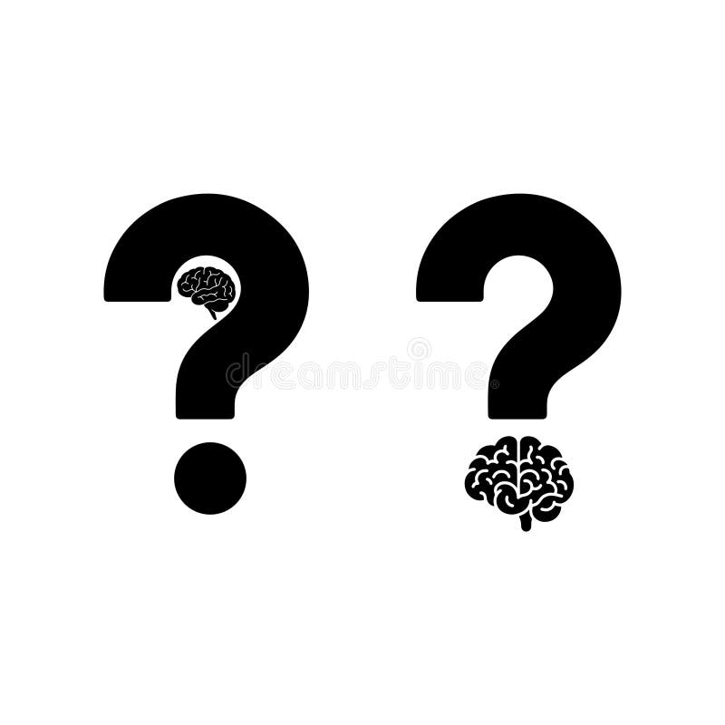 Question Mark Brain Stock Illustrations – 6,414 Question Mark Brain ...