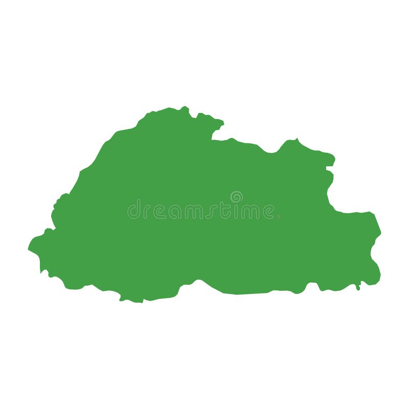 Bhutan Map stock illustration. Illustration of outline - 390114056