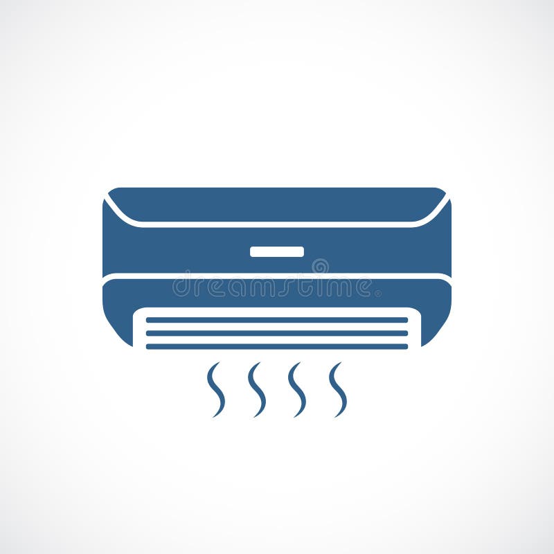Air Conditioning Vector Icon Stock Vector - Illustration of indicator ...