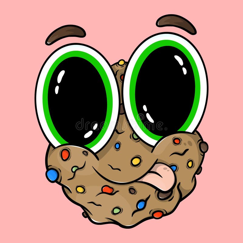 Cutest Delicious Cookie Emote Stock Illustrations – 1 Cutest Delicious ...