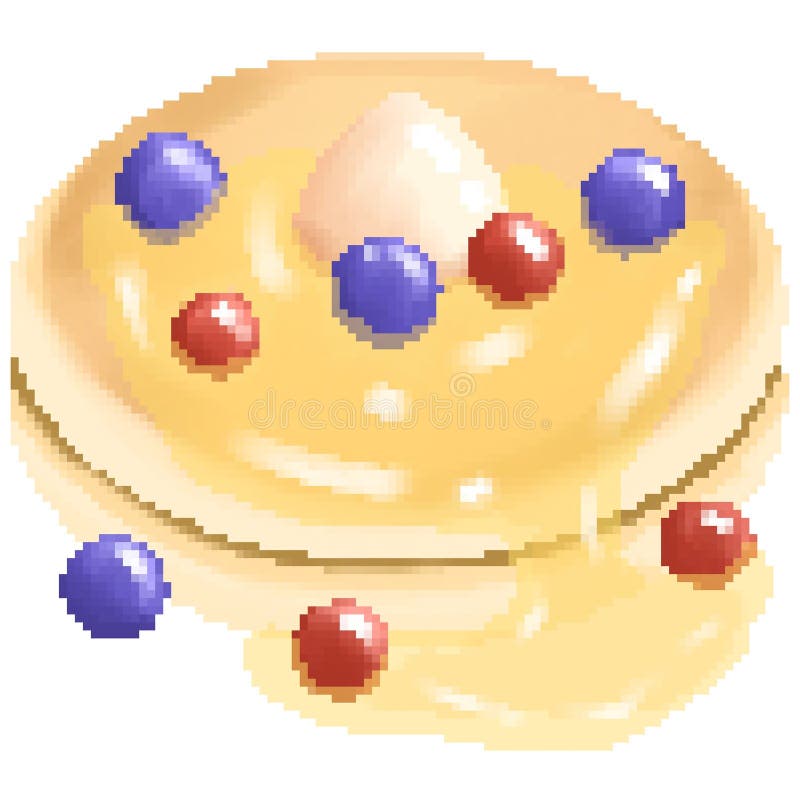 Pancake Pixel Stock Illustrations – 174 Pancake Pixel Stock ...