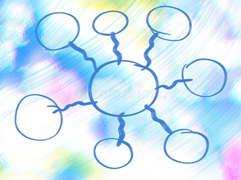 Mind mapping stock illustration. Illustration of operation - 256002067