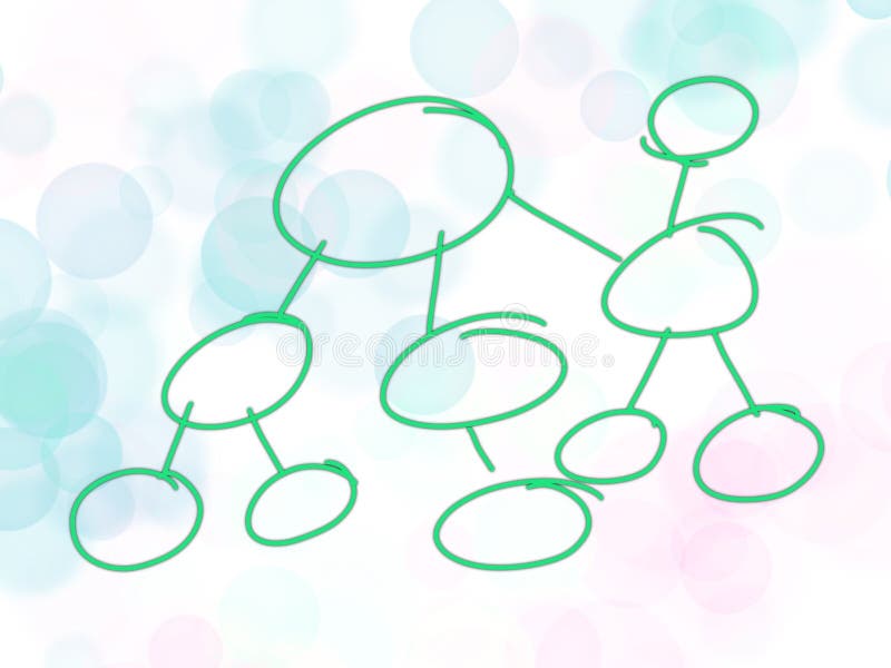 Mind Mapping Bright Design Colors for Presentations , Empty Text. Stock ...