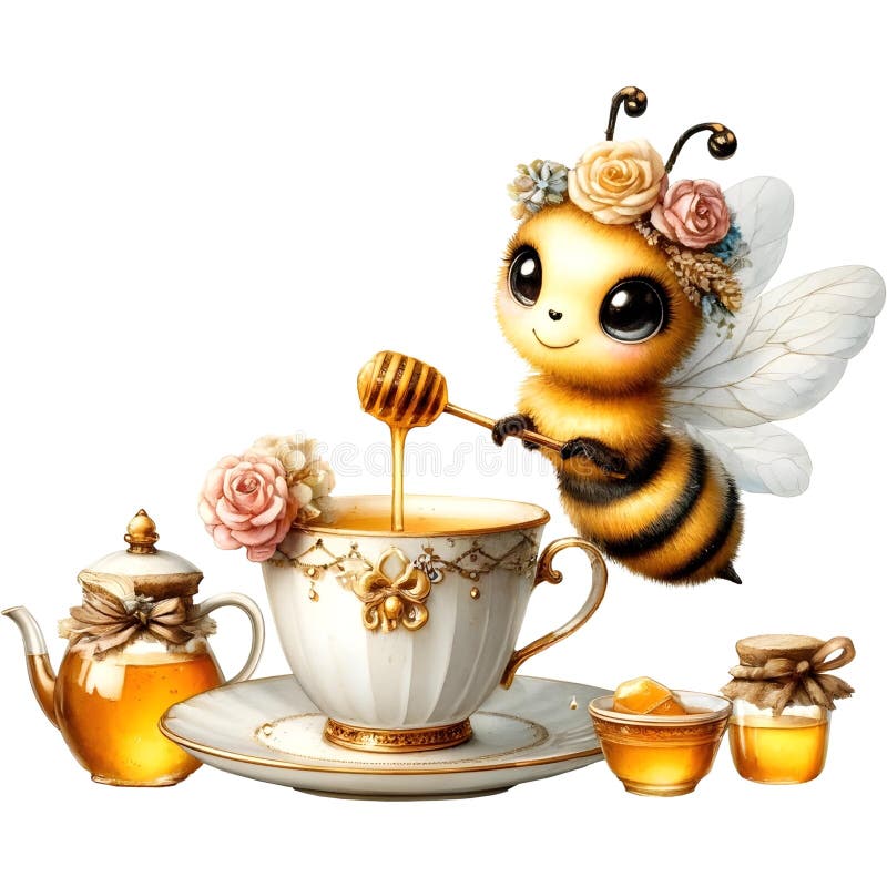 D Cute Honey Bee Stock Illustrations – 13 D Cute Honey Bee Stock ...