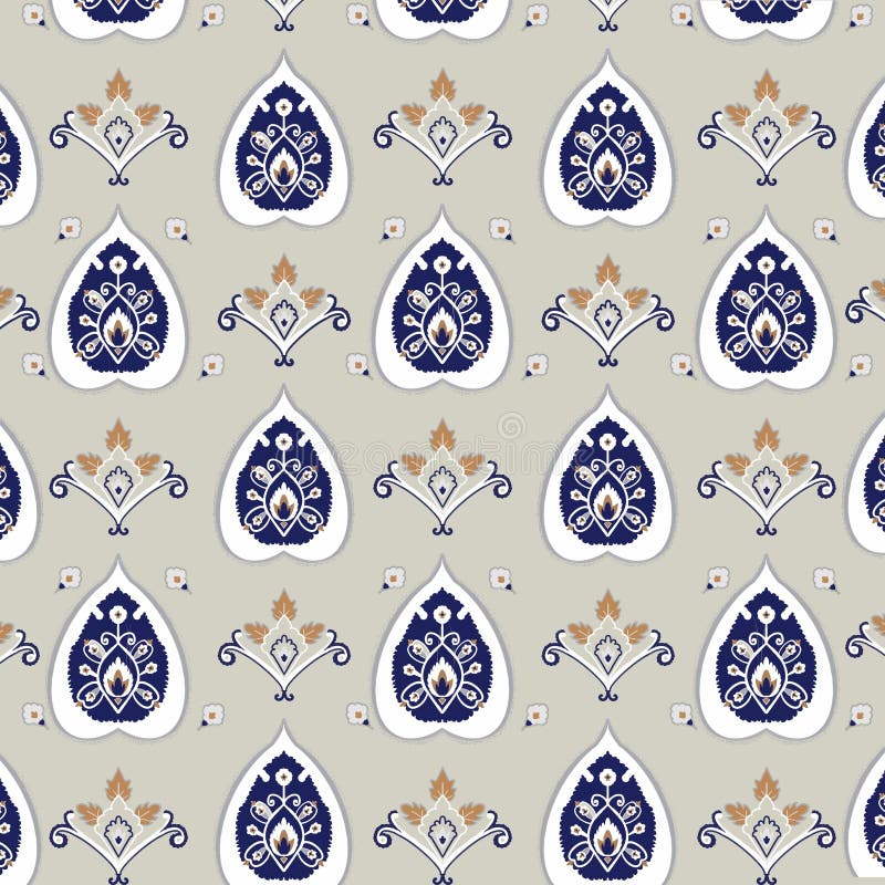 Indian Leaves: a Tapestry of Elegance Stock Illustration - Illustration ...