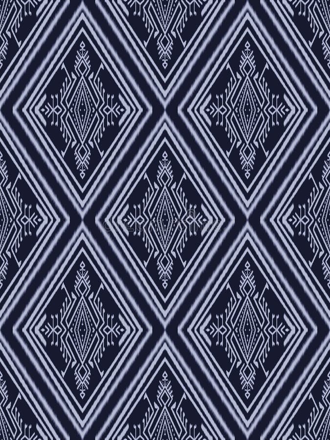 Ikat Traditional Geometric Sewing Abstract Floral Paisley Seamless ...