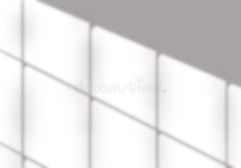 The Shadows from the Light Shining through the Window Cast a Checkered ...